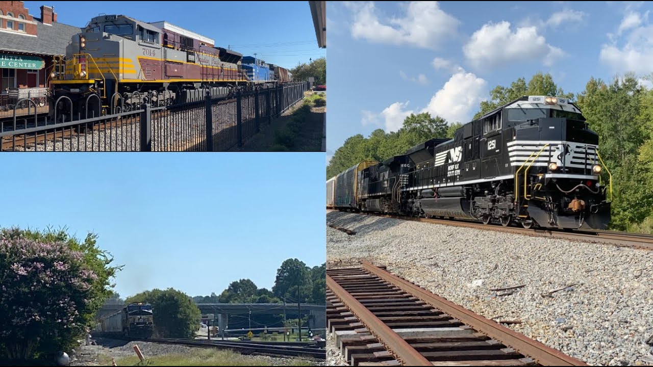 Trains in the metro Atlanta area ( includes cp 7014 and CSX 6914 ...