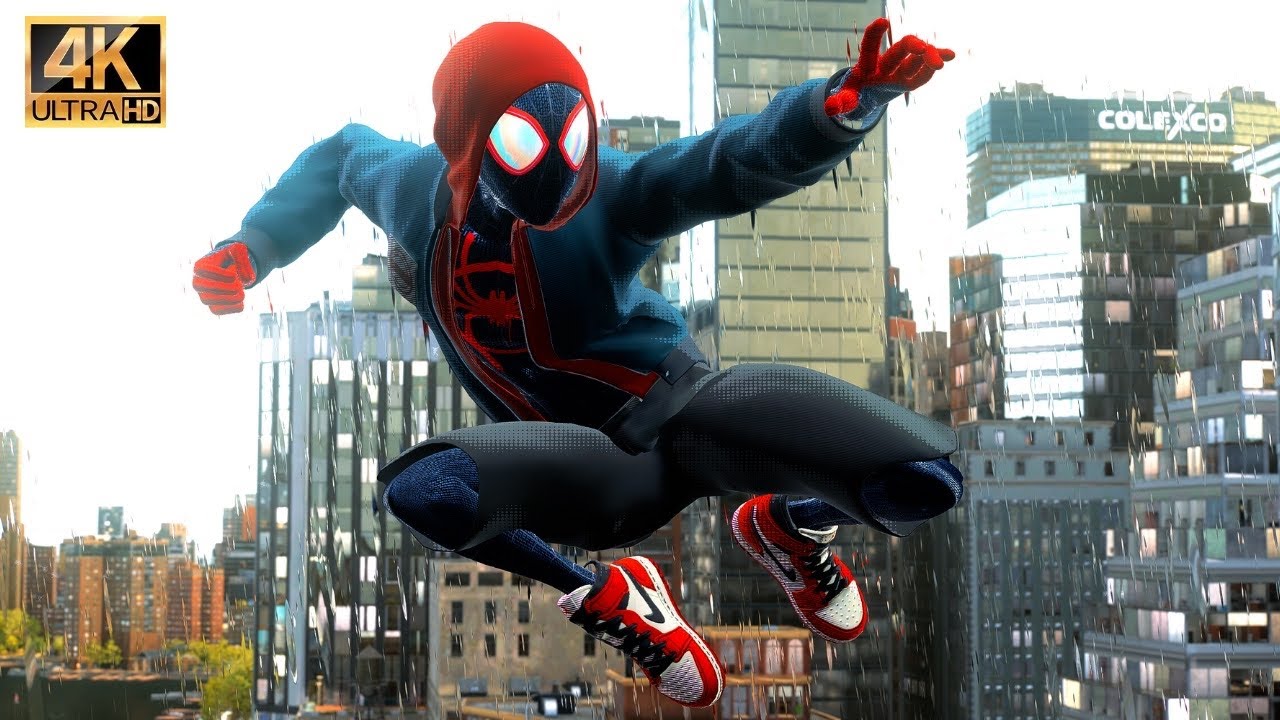 Miles Morales ITSV Suit - Marvel’s Spider-Man 2 Free Roam Gameplay ...