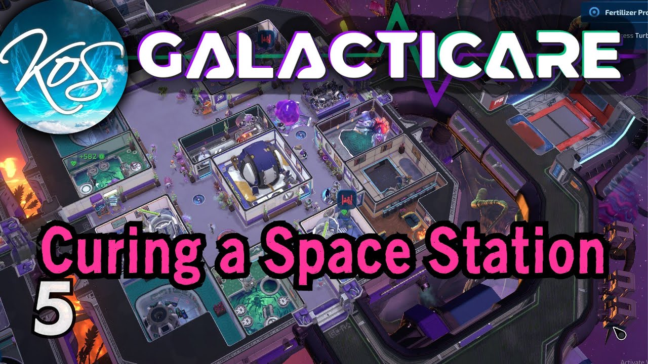 Galacticare 5 - Farpoint Station Healing a Living Structure (Two Point Hospital in Space) - YouTube