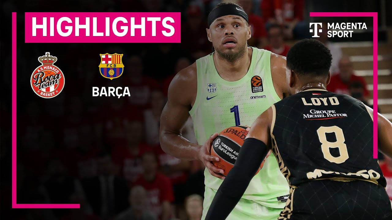 AS Monaco - FC Barcelona | | Playoffs, EuroLeague | MAGENTA SPORT - YouTube