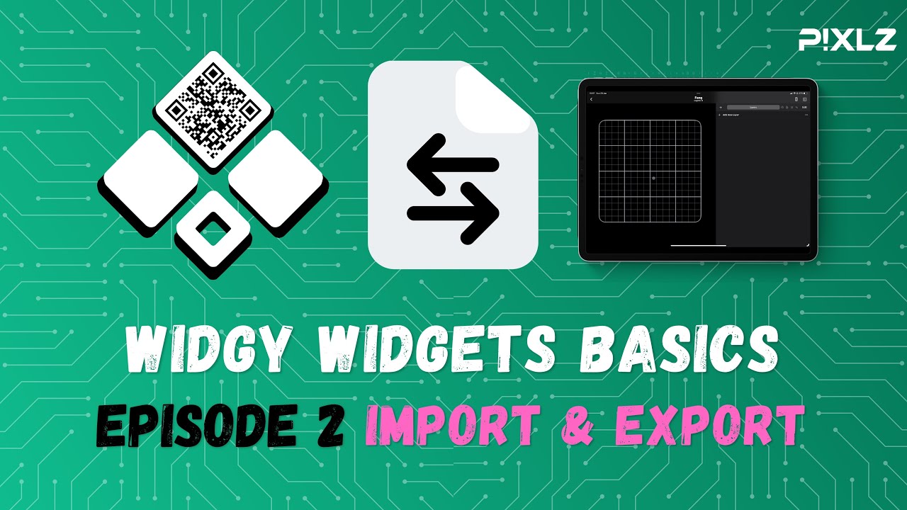 Widgy Widget Basics - Episode 2 - Import And Export! - YouTube