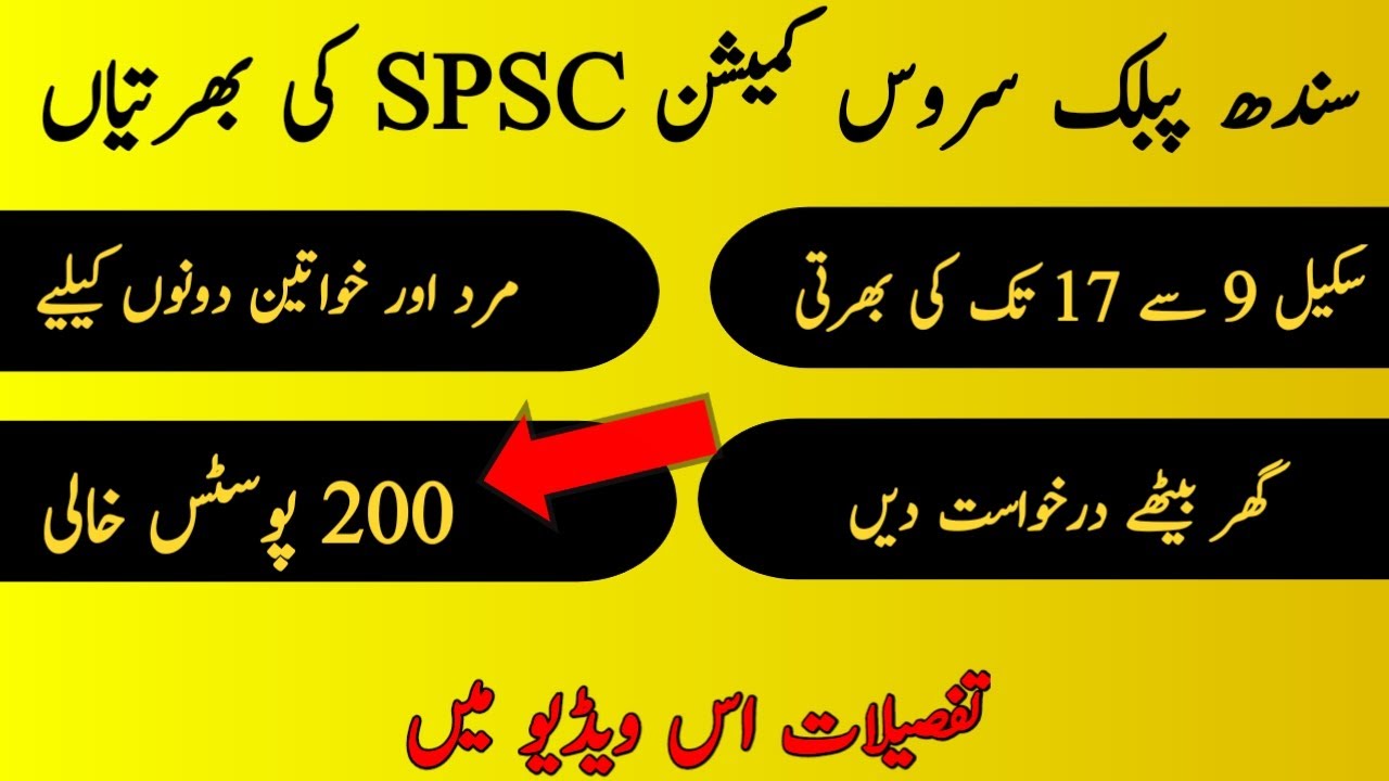 How To Apply For SPSC Jobs 2023 || SPSC Jobs Advertisement 2023 ...