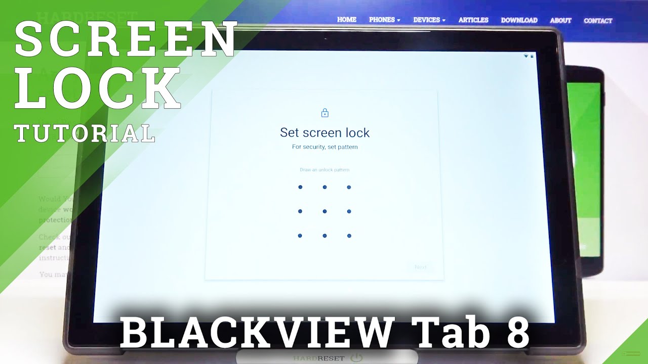 BLACKVIEW Tab 8 – Find Lock Screen Settings & Change Lock Method - YouTube