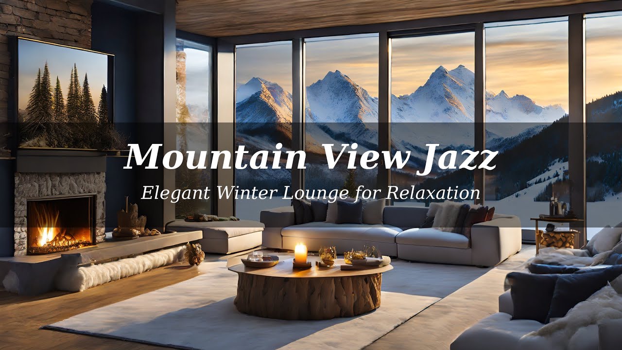 Mountain View Jazz: Elegant Winter Lounge for Relaxation & Inspiration ...