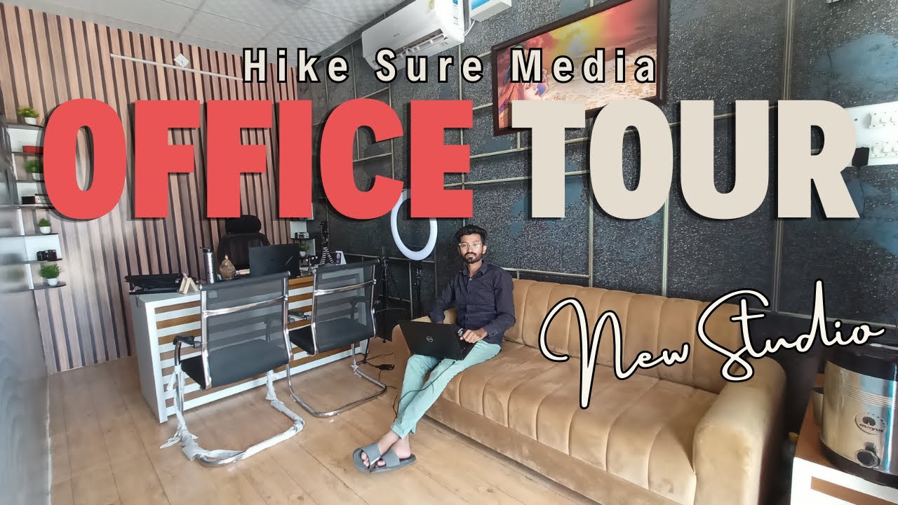 Ultimate New Office Setup & YouTube Studio Setup Tour 2023 | Self-Made ...