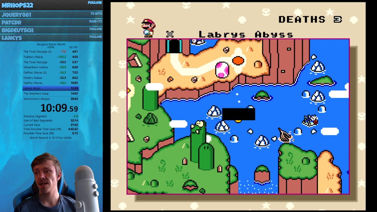 Akogare Mario World 100% Speedrun in 36:12 - YouTube