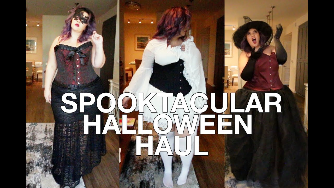 PLUS SIZE FASHION TRY ON HAUL | SPOOKTACULAR HALLOWEEN HAUL ...