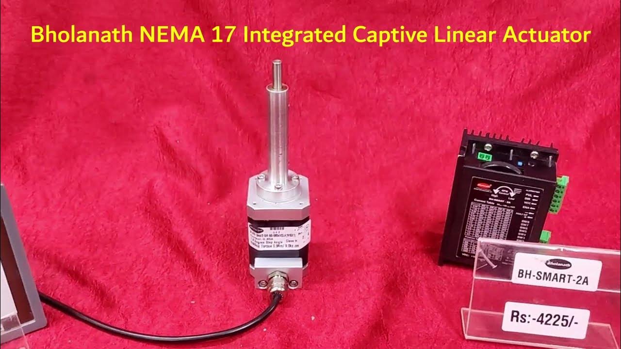 Integrated Captive Linear Actuator | NEMA 17 | ICLA | 0.9N | Stepper ...