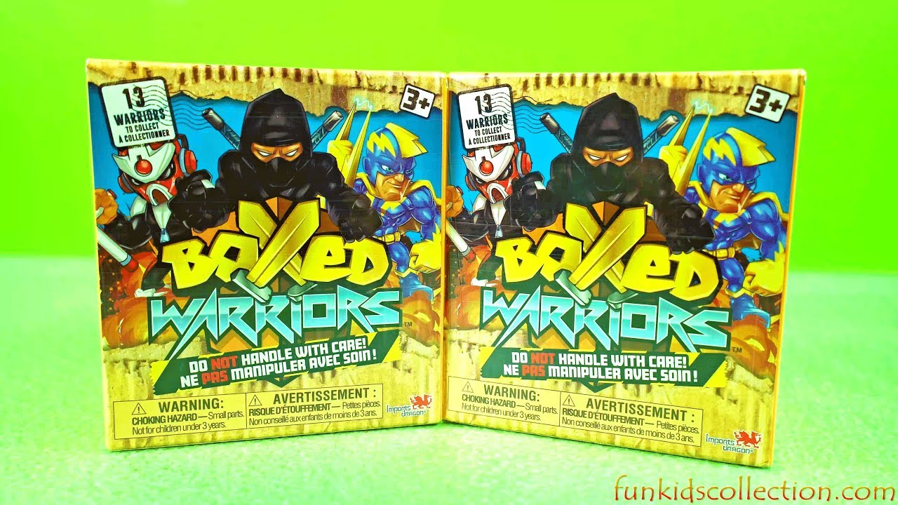 Unboxing Boxed Warriors Blind Bag.13 Warriors Figures to Collect Toy ...