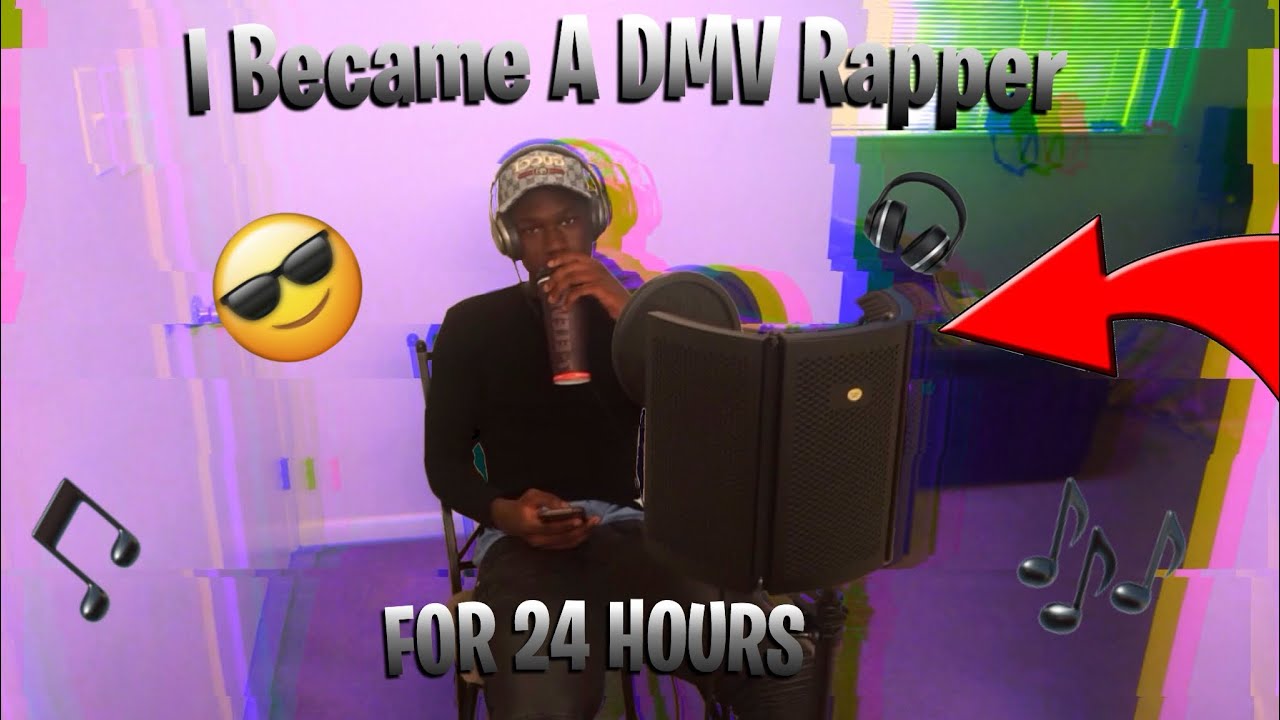 I BECAME A DMV RAPPER FOR 24 HOURS 😎 🎧🎵 ( TOO LIT 🔥 ) - YouTube