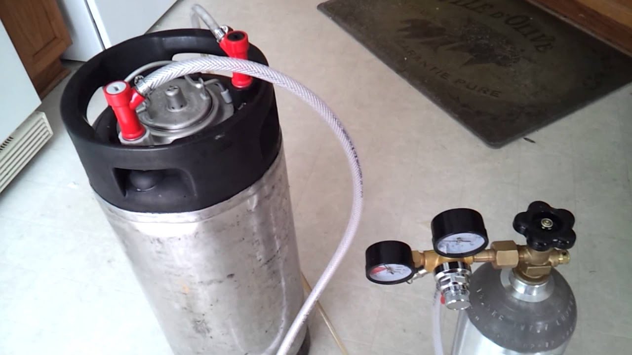Force Carbonation & First Pour (REPOST) - YouTube