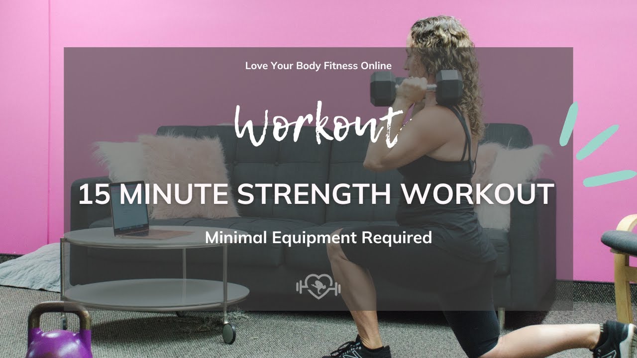 15 Minute Dumbbell Strength Workout - YouTube