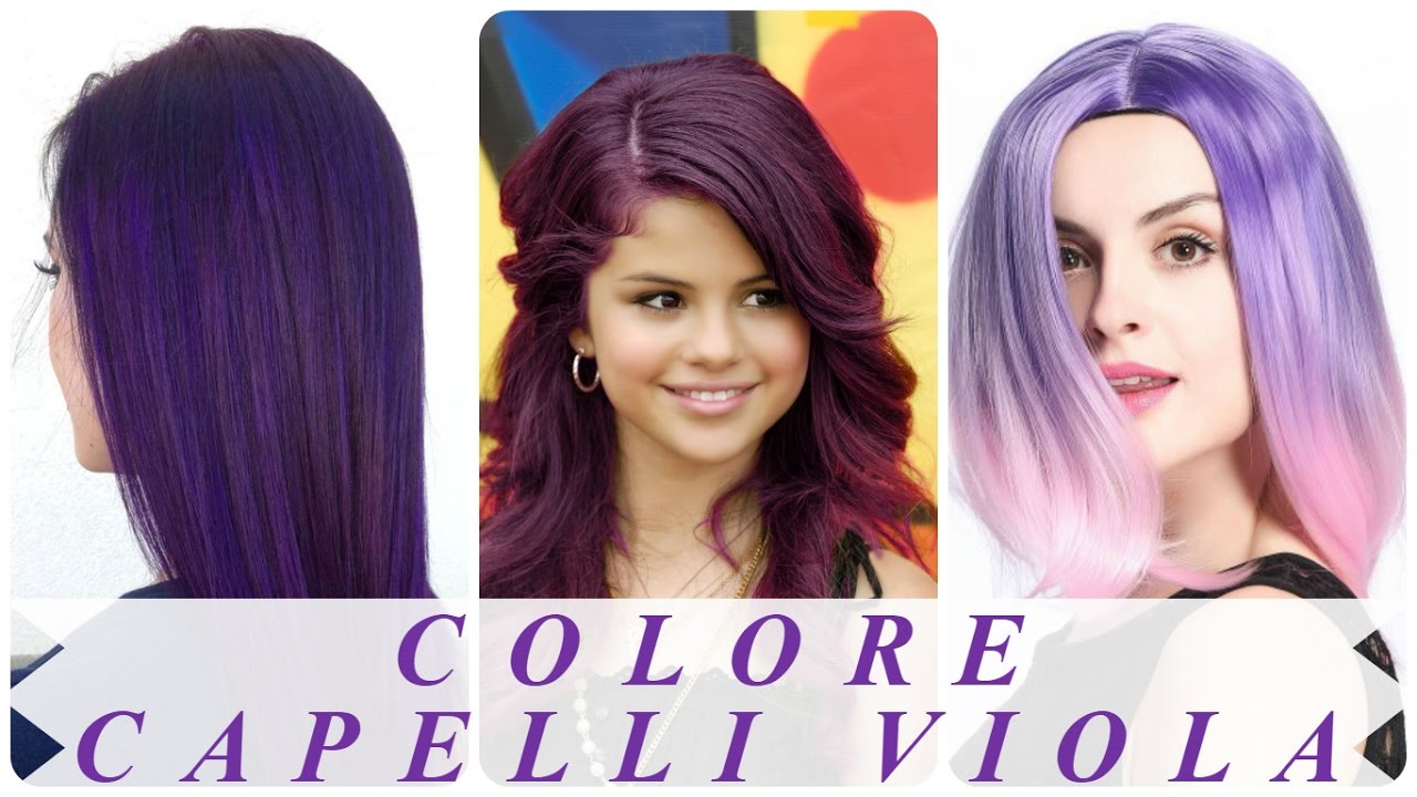 Nuovi capelli color viola voor vrouwen - YouTube