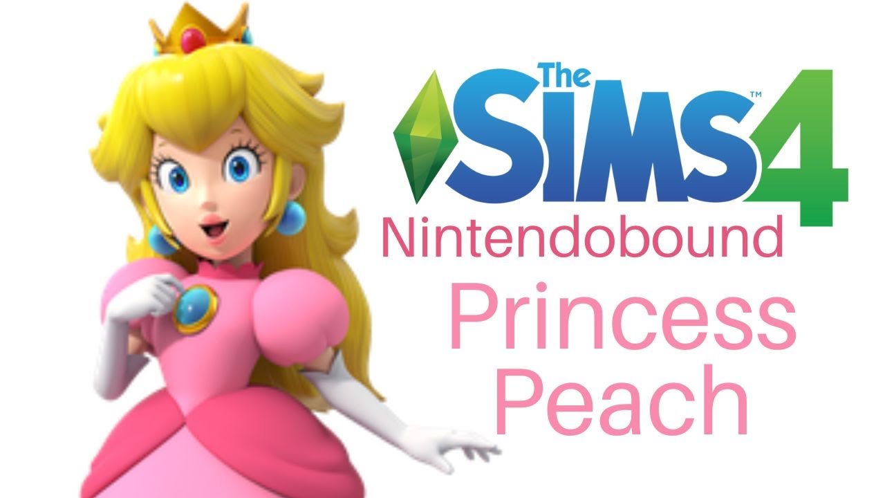Nintendobound Princess Peach | Sims 4 Create-A-Sim Challenge - YouTube