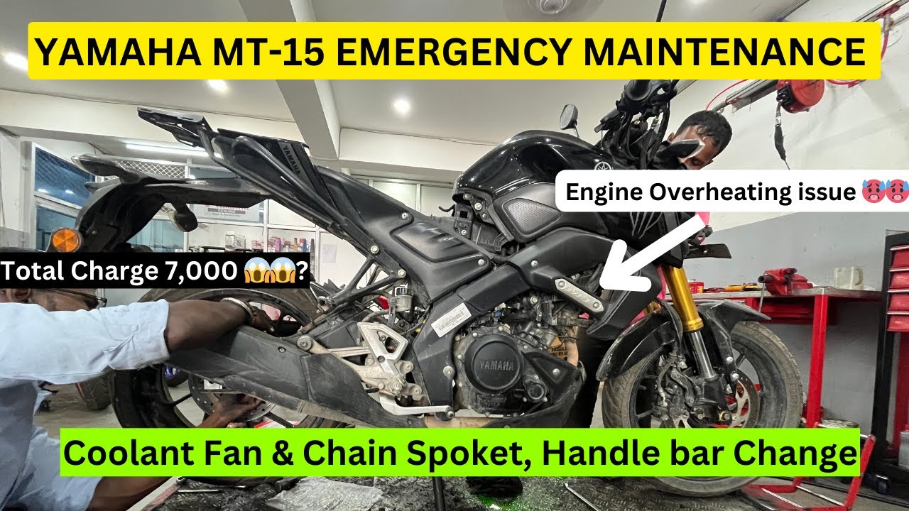 MT15 Engine Over Heating issues || #mt15 - YouTube