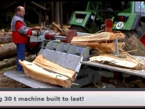 Spargator de lemne orizontal SP 30 HZH/s - YouTube