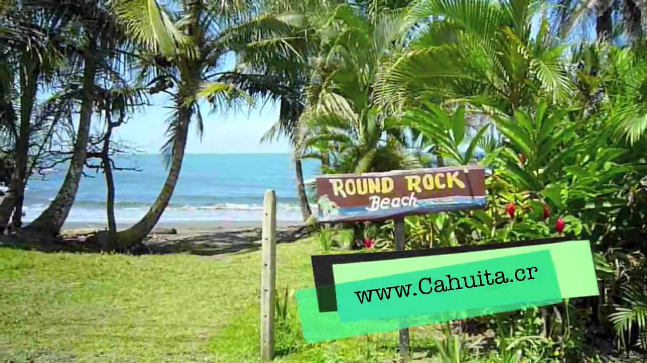 Cahuita Round Rock Beach in Costa Rica - YouTube