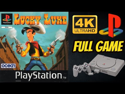 Lucky Luke | PS1 | 4K60ᶠᵖˢ UHD🔴| Longplay Walkthrough Playthrough Full Movie Game