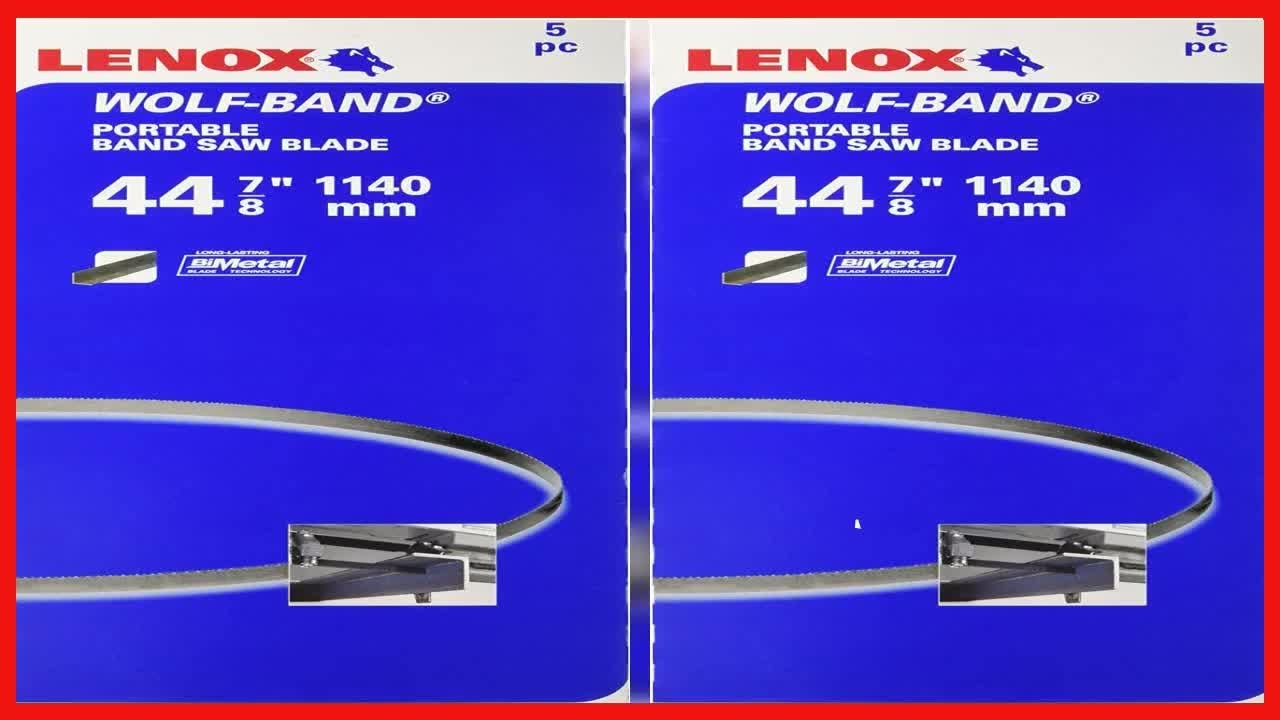 Great product - LENOX Tools Portable Band Saw Blades, 44-7/8" x 1/2" x ...
