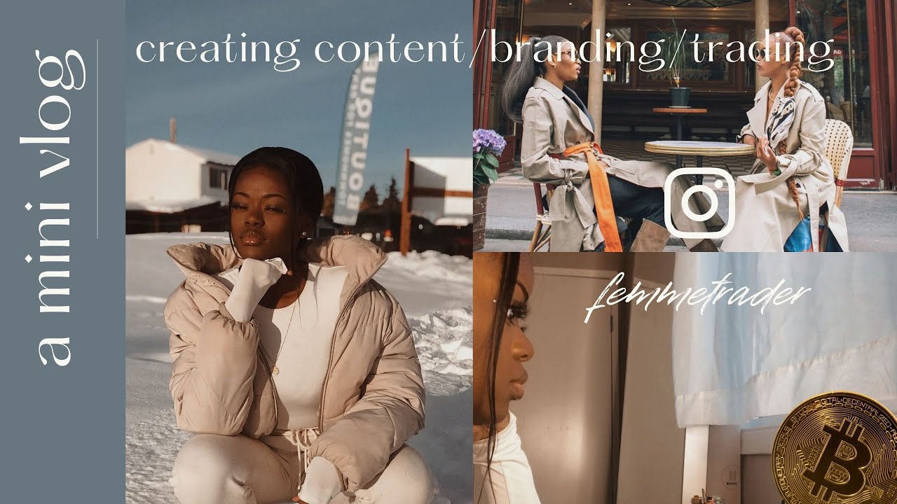 MINI VLOG | CREATING CONTENT FOR INSTAGRAM, BRANDING, TRADING BITCOIN ...
