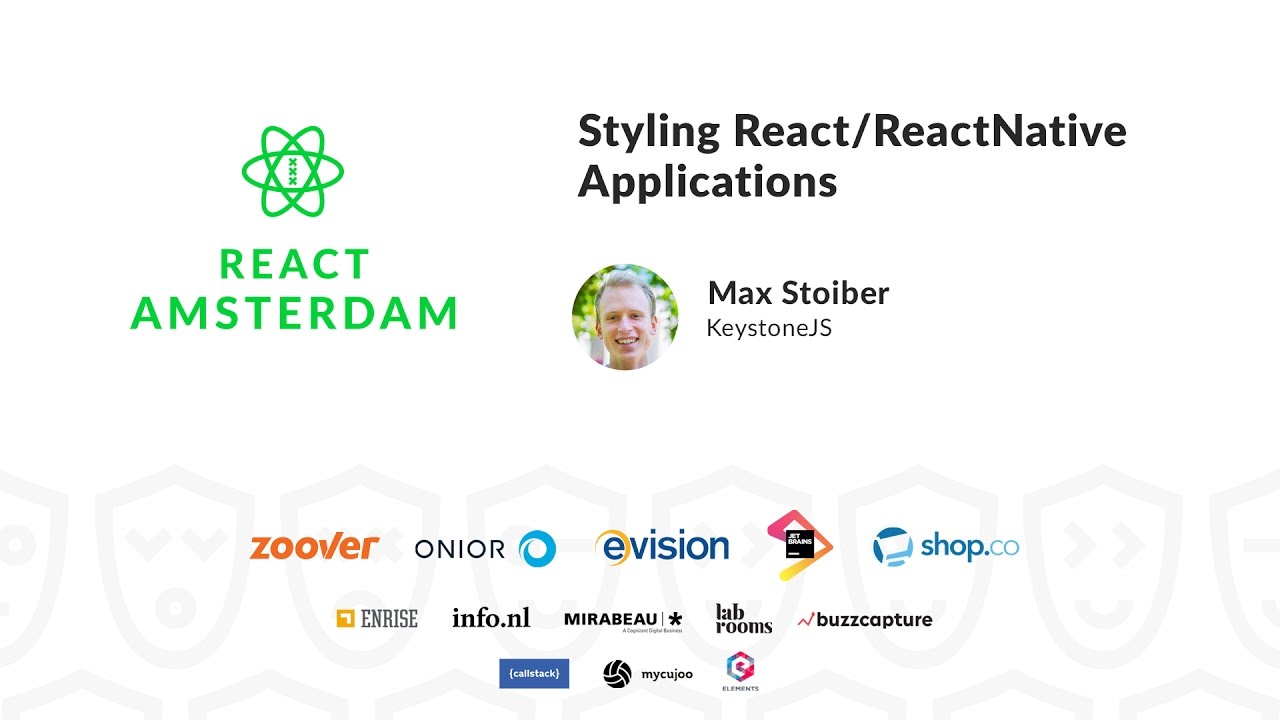 Styling React Reactnative Applications Max Stoiber Youtube