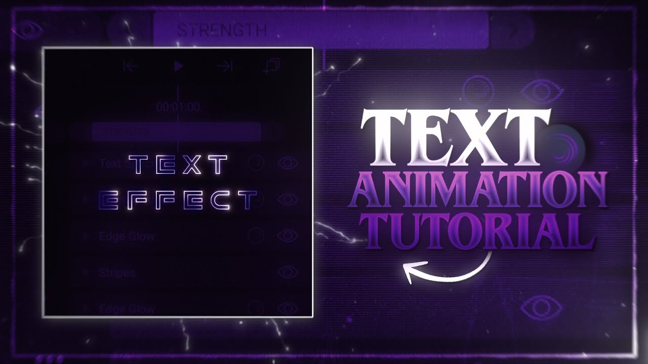 TEXT EFFECT ANIMATION TUTORIAL \ - alight motion - YouTube