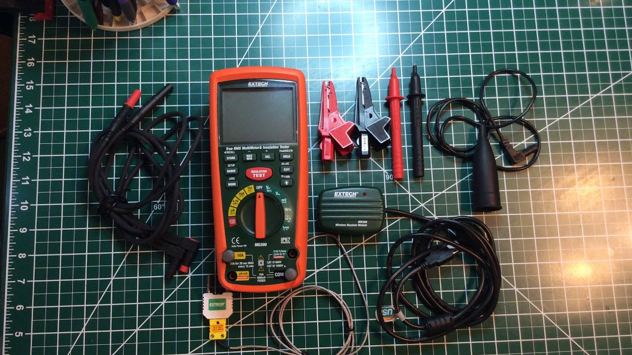 EXTECH MG300 True RMS Multimeter & Insulation Tester ( Mini Review ...