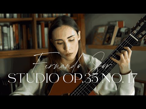 Fernando Sor, op. 35 no. 17 | Classical Guitar performance by Clara Ciliberti