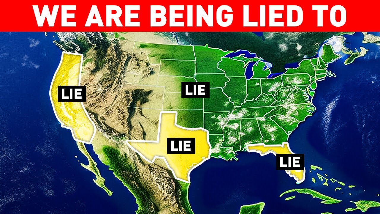 Why Maps Can't Be Trusted - Crazy Geography Lies You Believed! - YouTube