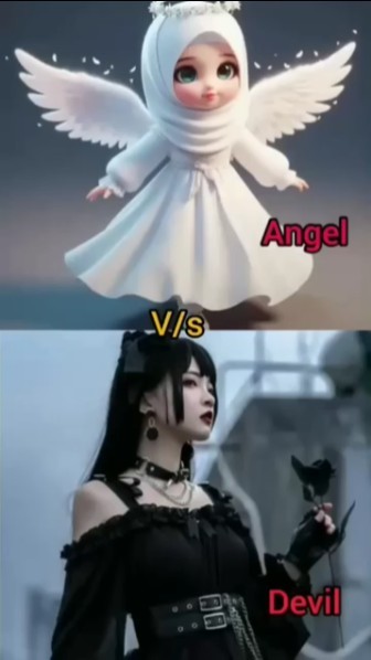 angel look 😇 v/s devil look 😈 challenge 💗 please like and subscribe for more videos 🥰💖 - YouTube