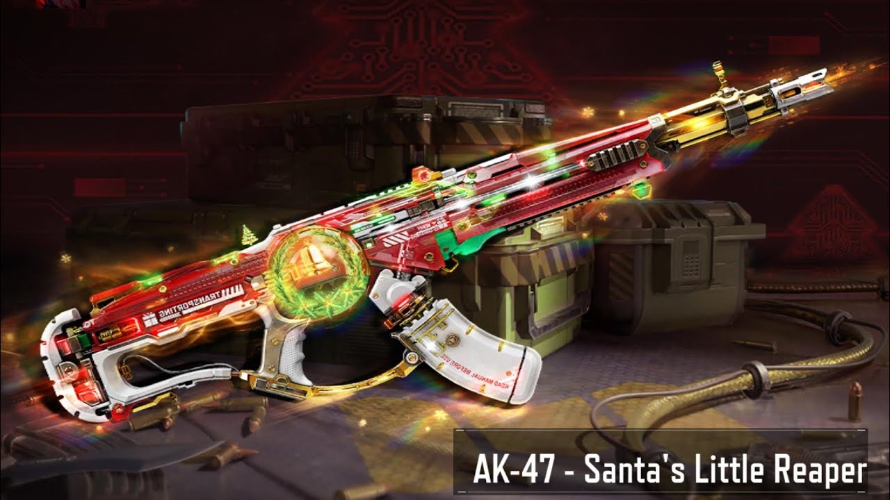 *NEW* HOLLIDAY CHEER DRAW. AK-47 - Santa’s Little Reaper. CODM - YouTube
