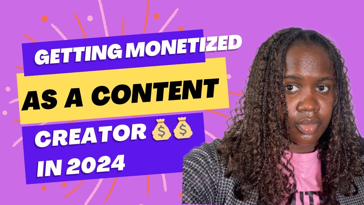 GETTING MONETIZED AS A CONTENT CREATOR IN 2024 | small content creators ...