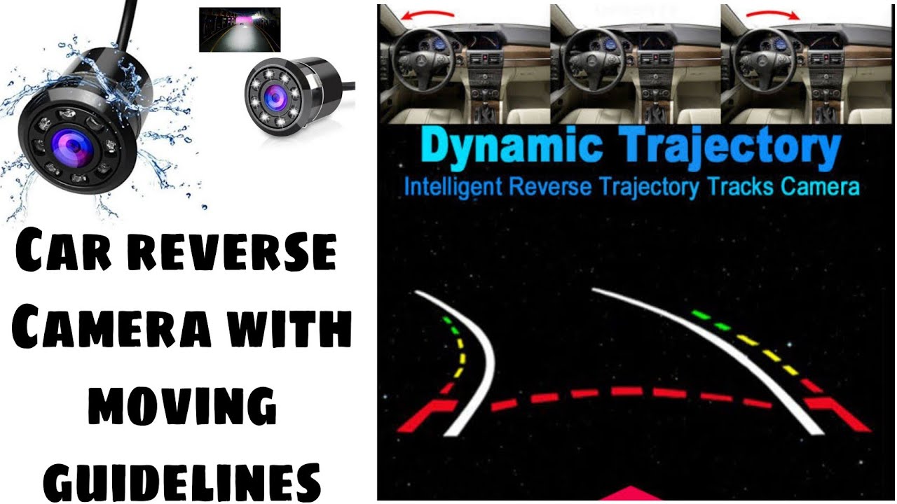 Car Reverse Camera With Moving Lines | Rear Camera For Car |Car Rear ...