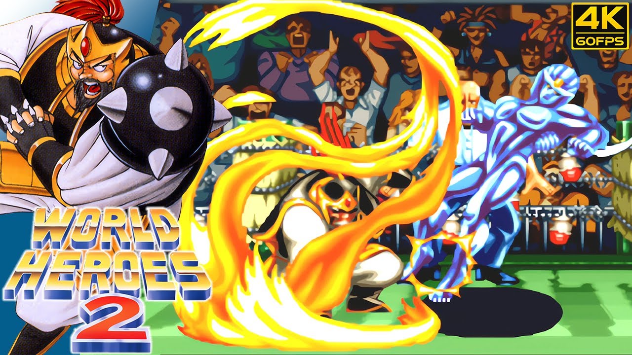 World Heroes 2 - J. Carn (Arcade / 1993) 4K 60FPS - YouTube