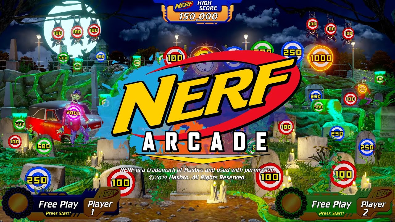 NERF Arcade (RAW Thrills 2019) - YouTube