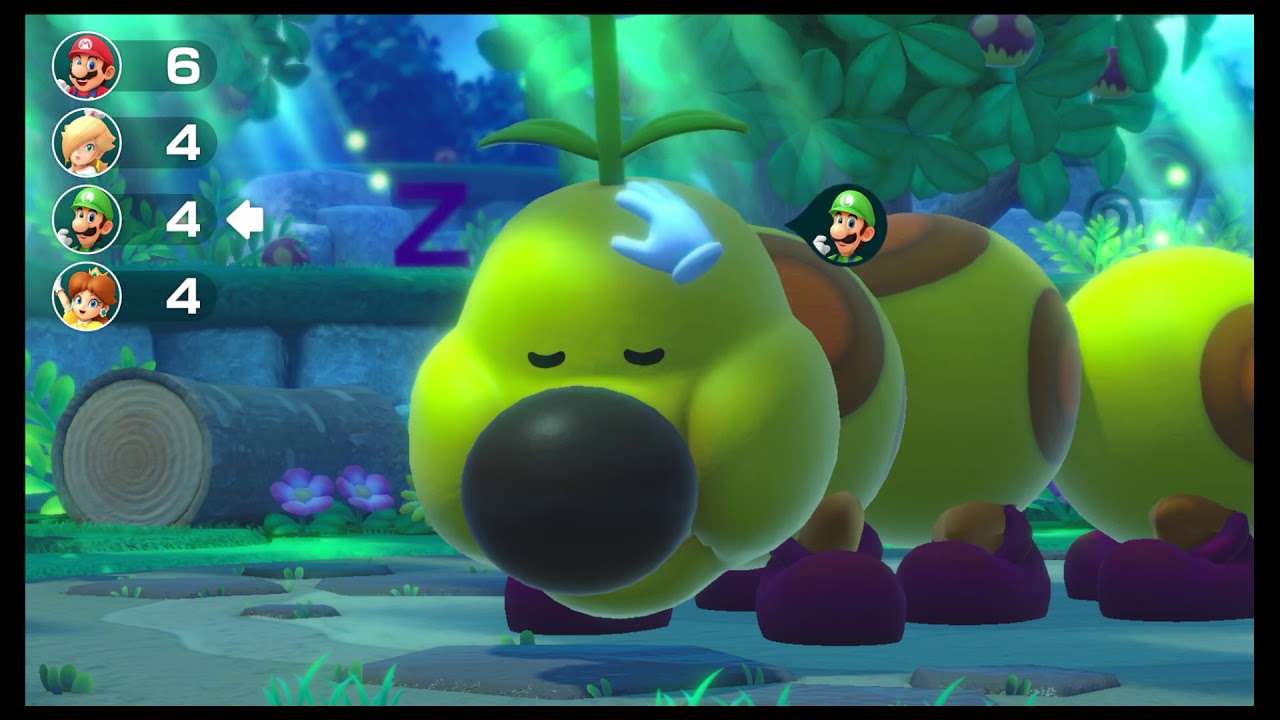 Super Mario Party (Switch) - Don't wake Wiggler (Minigame) - YouTube
