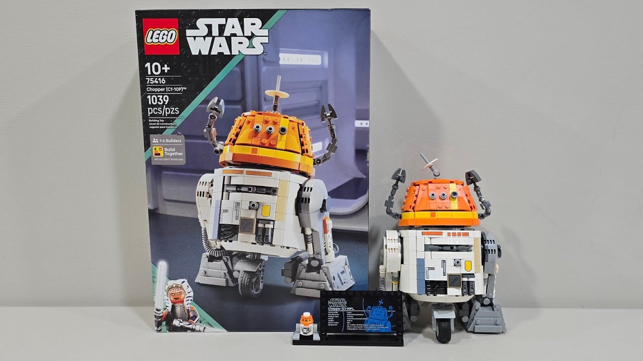 Lego Star Wars Buildable Chopper Set 75416 Review - YouTube