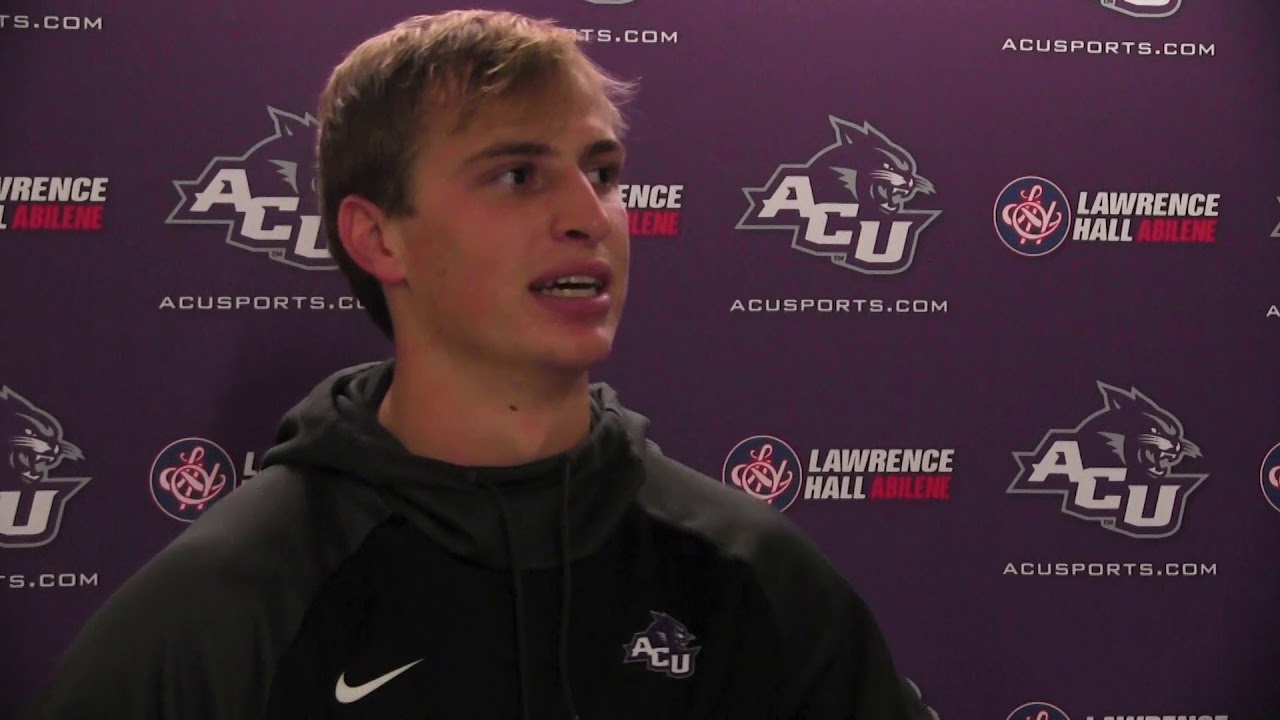 ACU Football | Luke Anthony Postgame - YouTube
