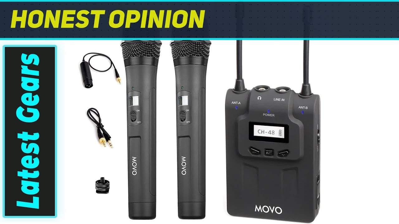 Movo WMIC80: The Best Dual Wireless Handheld Mics for DSLR & Pro Audio ...