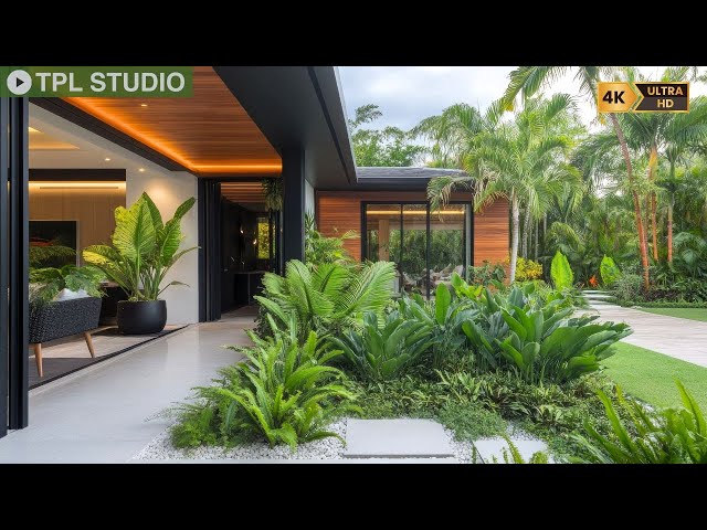 Tropical Landscape Design Luxury Home 🏡 Modern Villa Floor Plan