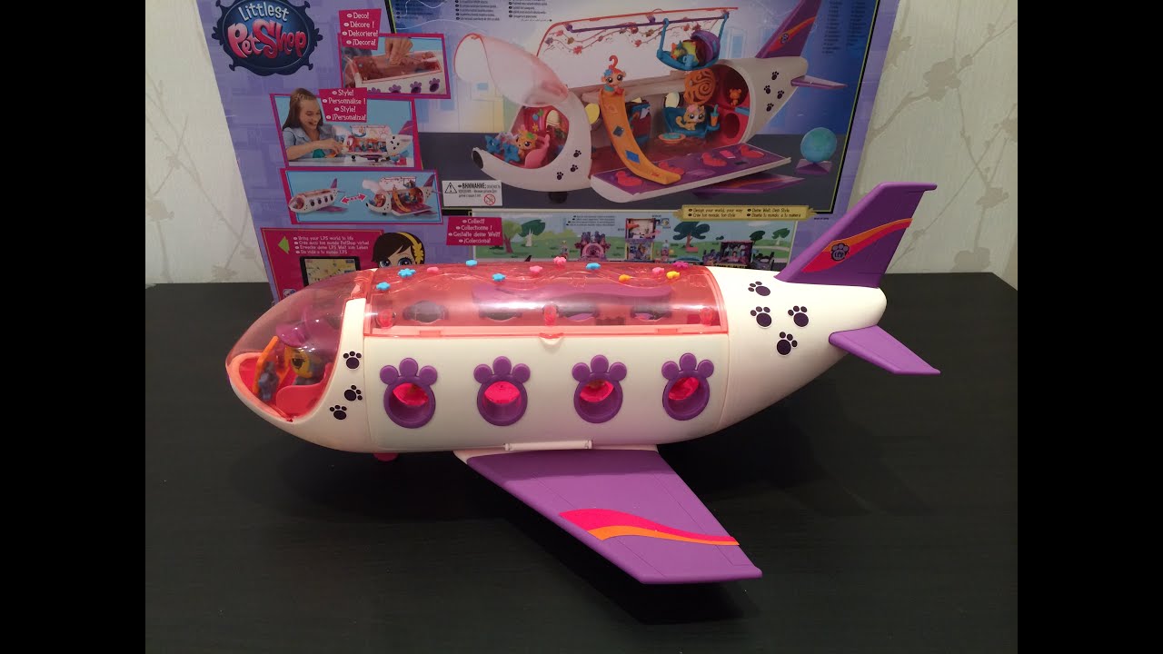 LPS Minişler Jet Uçak Açılımı - YouTube