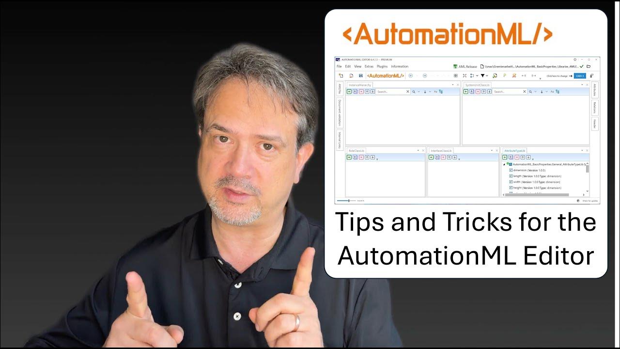 AutomationML Tutorial - Tips and tricks - YouTube