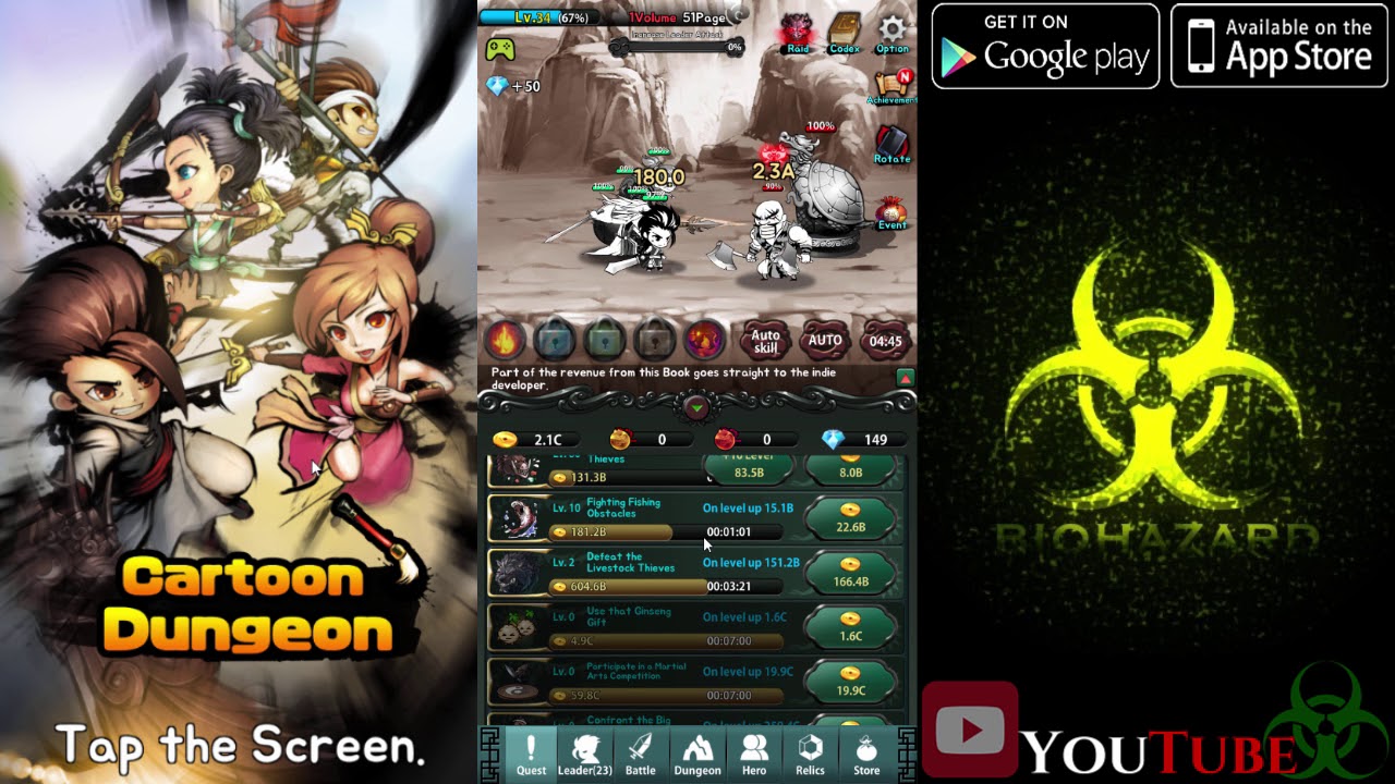 Cartoon Dungeon (Android/iOS) Gameplay Part 1 - YouTube