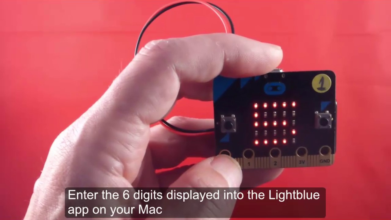 How to pair a BBC micro:bit with an Apple Mac - YouTube