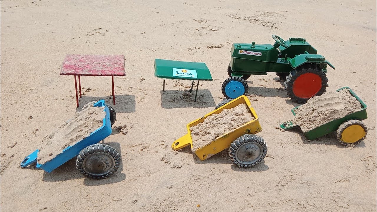 Mini Mahendra Tractor Sand Loading tractor video - YouTube