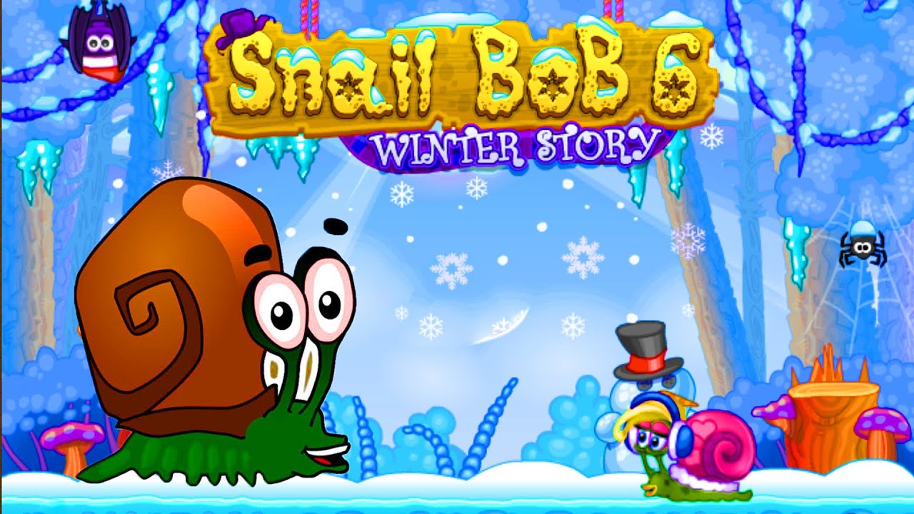 Snail Bob 6 Winter Story Episode 3 / Clumsy New Year's game about a ...
