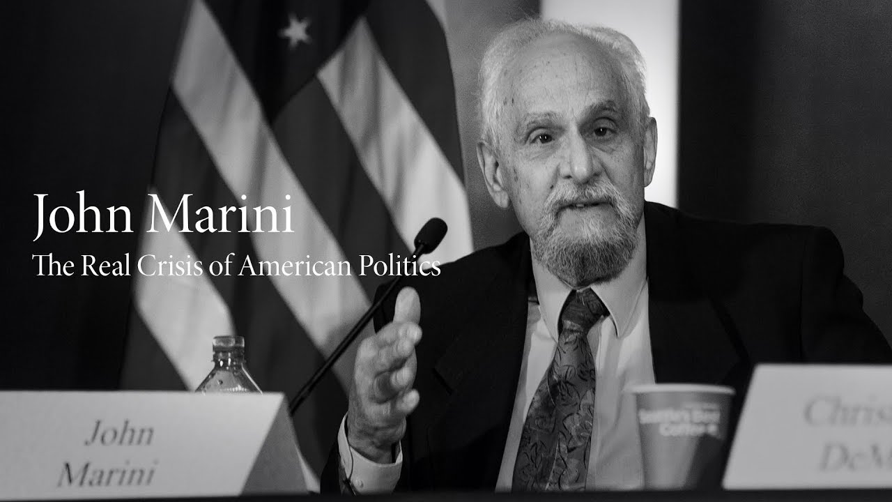 John Marini | The Real Crisis of American Politics - YouTube