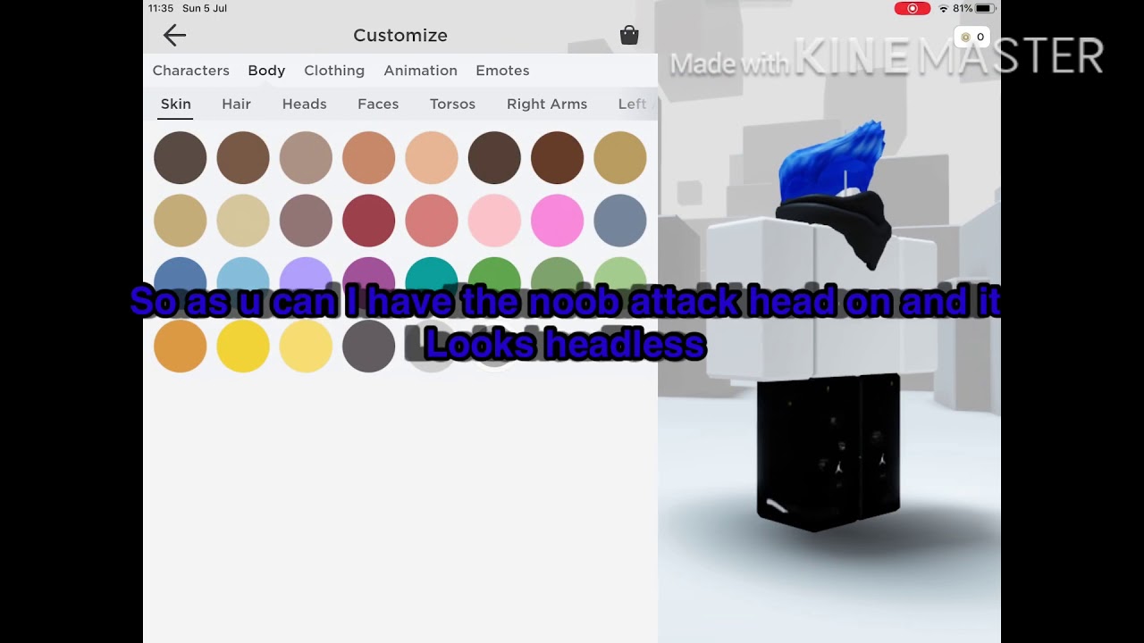 Exposed/fake noob attack/headless head/fake/exposed - YouTube