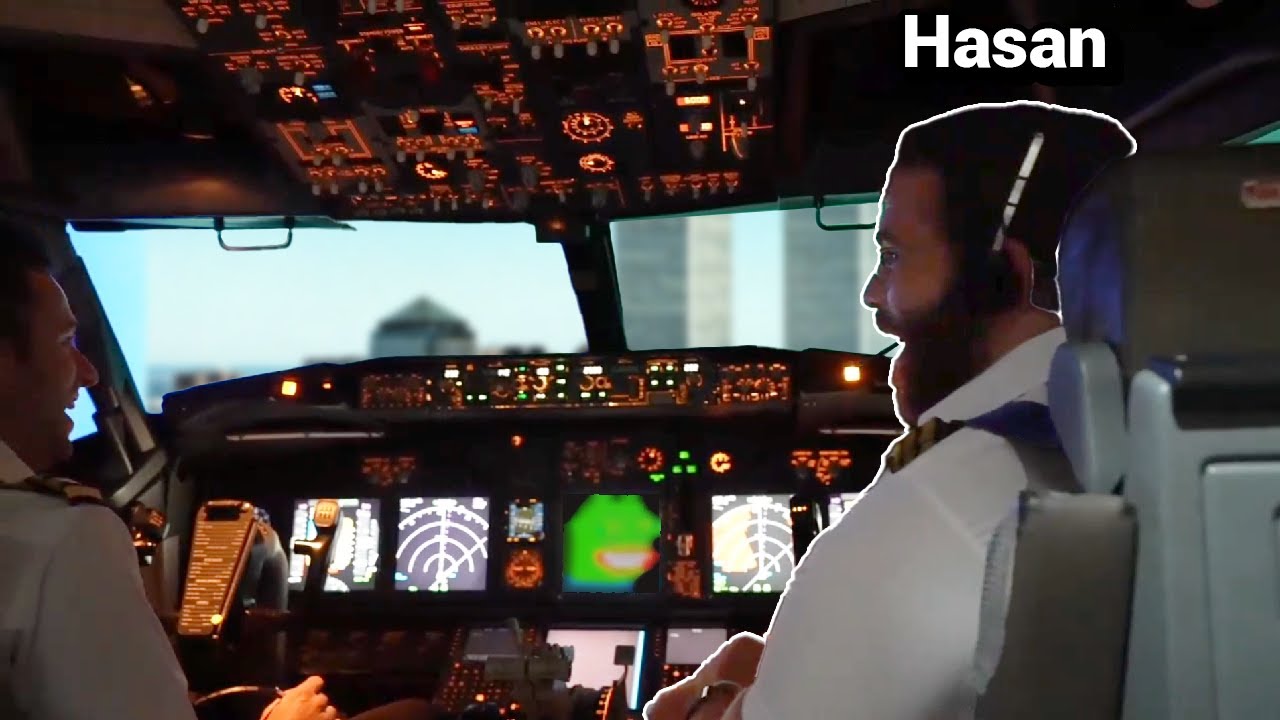 Hasan Flies and Crashes a plane ft. Austin Show - YouTube