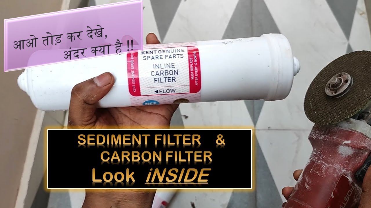 Look iNSIDE ⚡ SEDIMENT FILTER & CARBON FILTER - YouTube